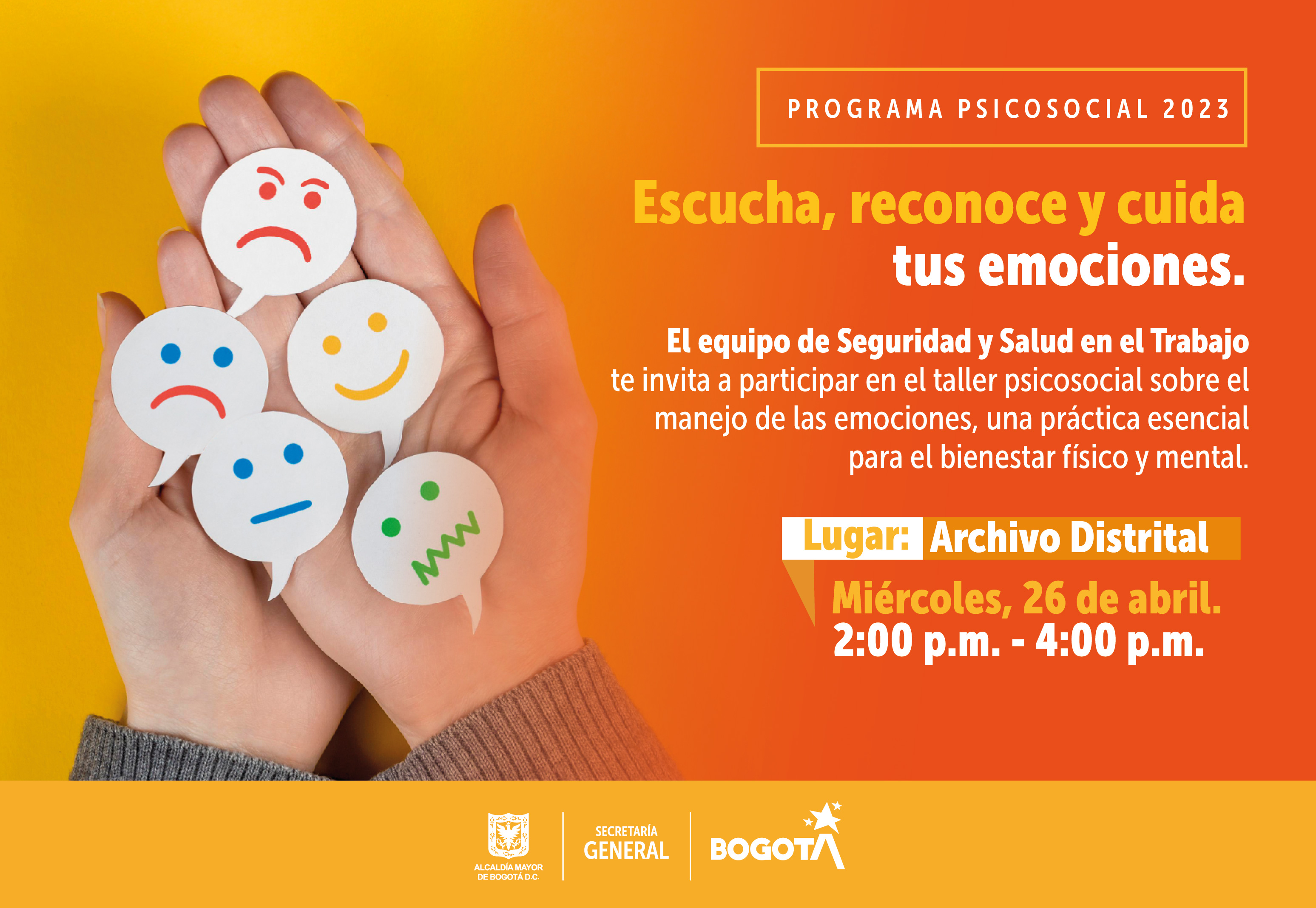 Escucha, reconoce y cuida tus emociones | Sede Electrónica - Secretaria ...