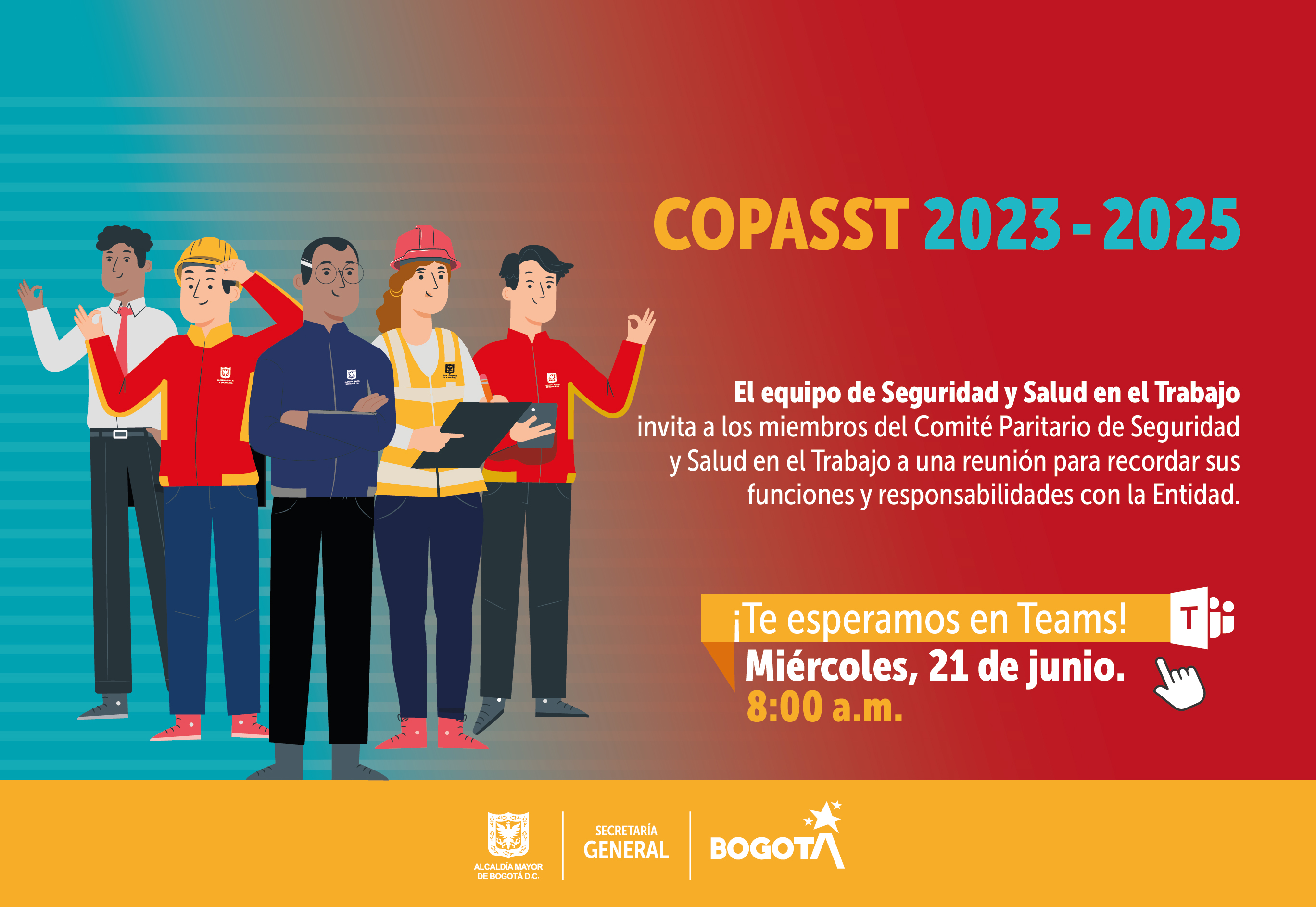 ¿Haces parte del COPASST? | Sede Electrónica - Secretaria General